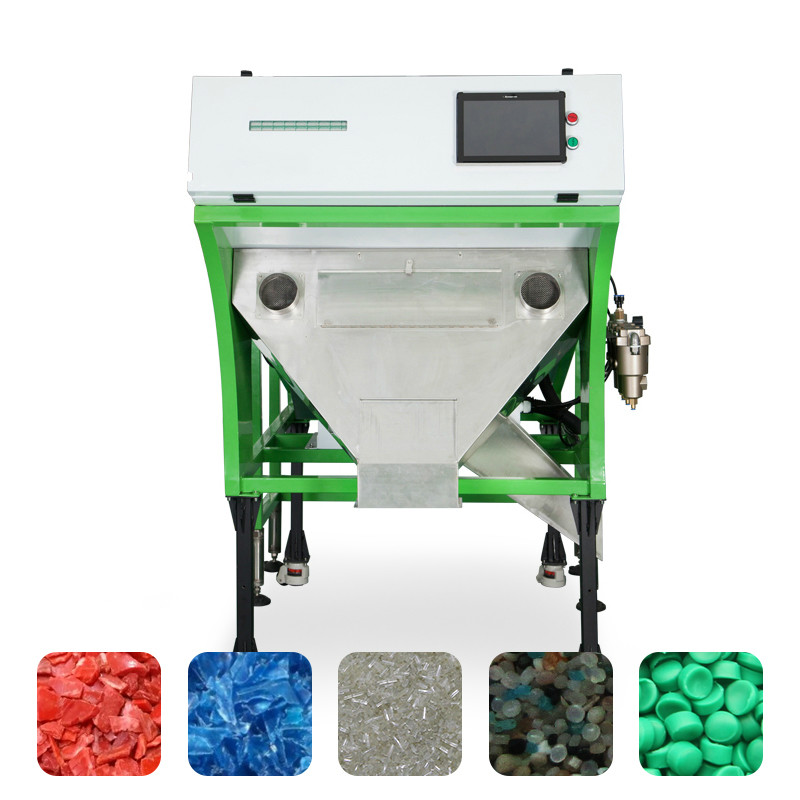 Automatic Plastic Color Sorting Machine , High Precision Plastic Color ...