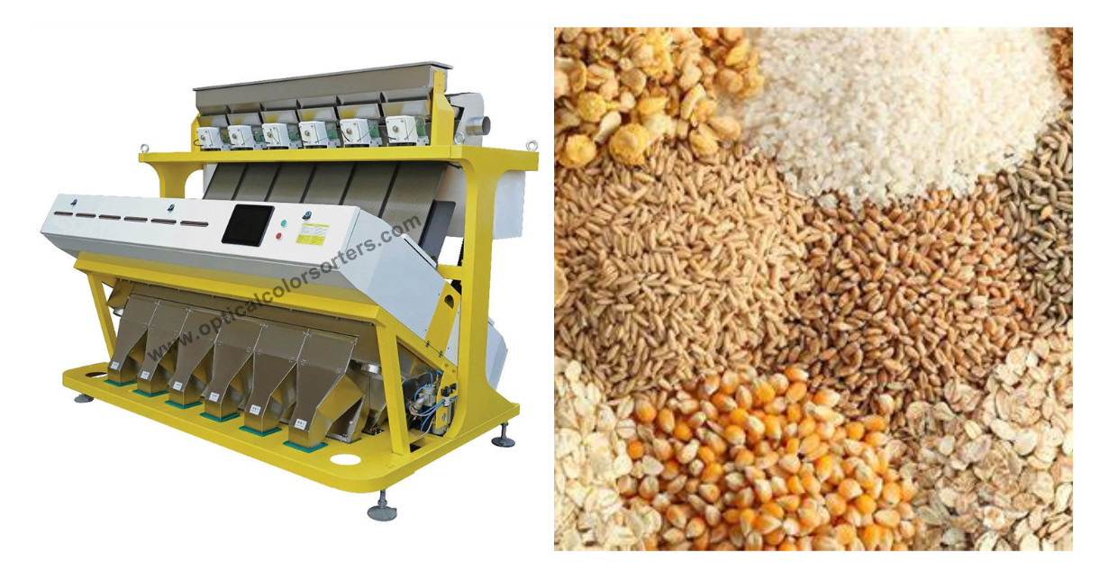 CCD image acquisition system Multi Purpose Grain Color Sorter