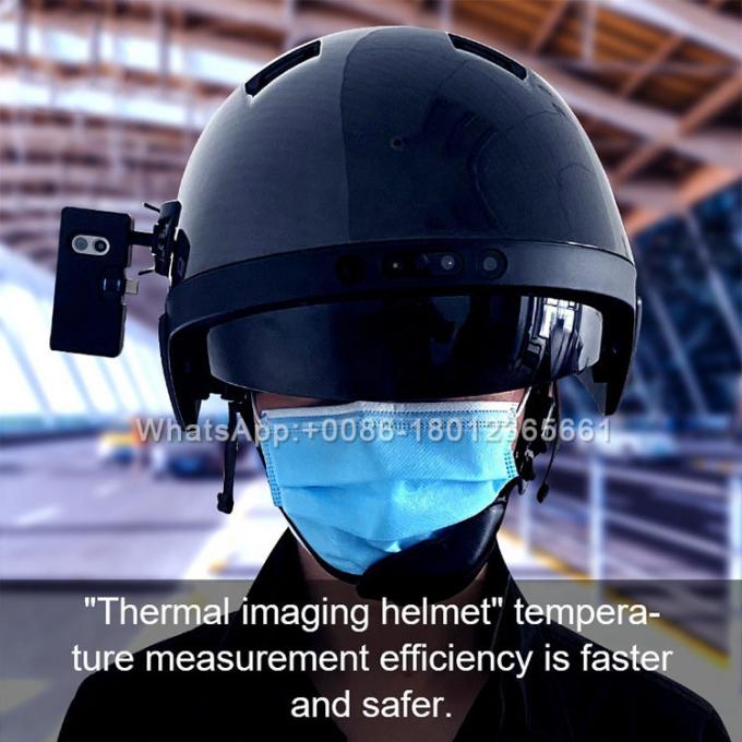 Intelligent Police Helmet Thermal Imaging Temperature Measurement